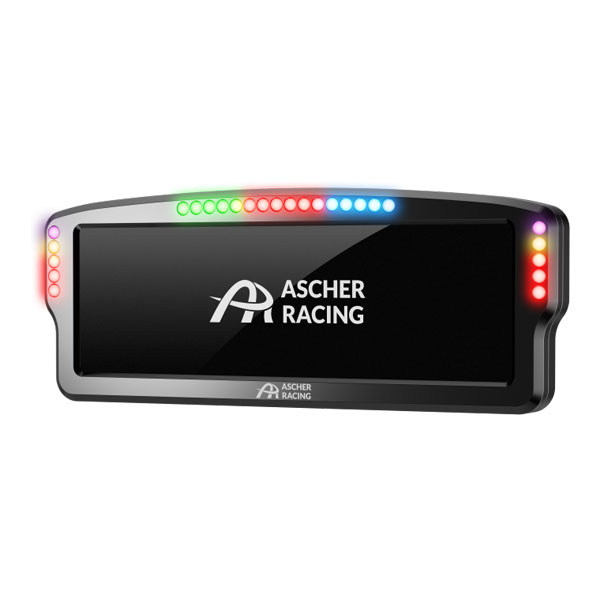 Ascher Racing 8" Dashboard | Pantalla 7,85” 1280×400 y LEDs RGB